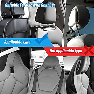 HSWT Car Headrest Pillow, Car Neck Pillow Head Pillow, Car Sleeping Travel Pillow, Car Neck Head Shoulder Sleep Cushion Car Side Pillow for Kids Adults Elders