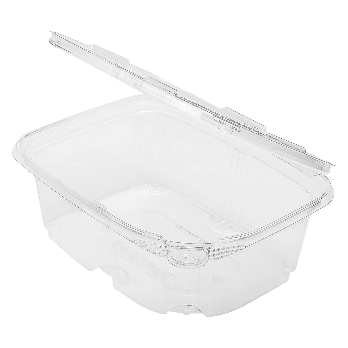 Karat 32oz PET Tamper Resistant Hinged Deli Container with Lid - 200ct