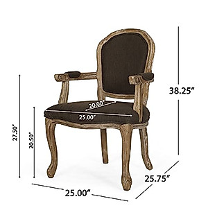 Christopher Knight Home Baldner Dining Chair Sets, Brown