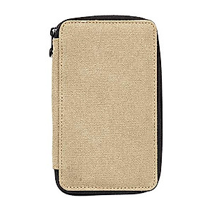 Speedball Art Products Canvas Storage Case for Pencils, Markers, Pens and Art Supplies, Holds Up to 24 Standard Pencils, Sage