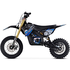 MotoTec 36v Pro Electric Dirt Bike 1000w Lithium Blue