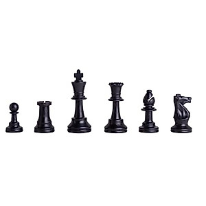 U.S. Chess Quiver Chess Set- Triple Weighted- Green- 21" x 6" Quiver Chess Bag, Regulation Vinyl Chess Board, Traditional Staunton Pattern, 3.75" King, Additional Queens, 2.25" Squares