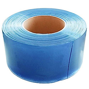 VIZ-PRO Freezer PVC Curtain Strip for Walk in Freezers, Coolers & Warehouse Doors - Clear, 101' Length x 12" Width x 0.12" Thick