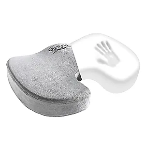 Yimiyaa Seat Cushion Non-Slip Memory Foam Coccyx Protect Cushion for Office Chair Car Seat Cushion,Tailbone Pain Sciatica Back Pain Relief (Gray)