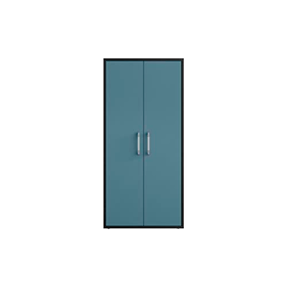 Manhattan Comfort Eiffel Garage Cabinets and Storage System, Set of 6, Blue