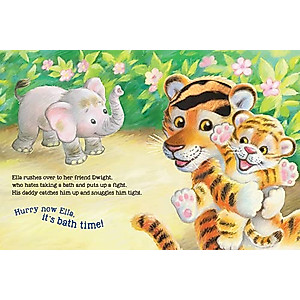 Touch and Feel Ella's Bath Time - Novelty Book - Children's Board Book - Interactive Fun Child's Book