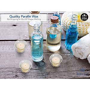 Royal Imports Votive Candle, Unscented Ivory Wax, Box of 36, for Wedding, Birthday, Holiday & Home Decoration (15 Hour)