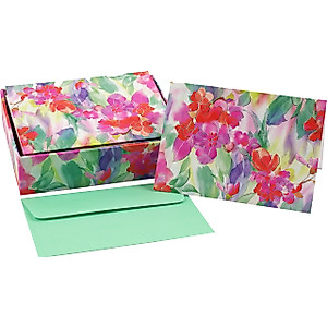 Watercolor Petals Note Cards (Stationery, Boxed Cards)
