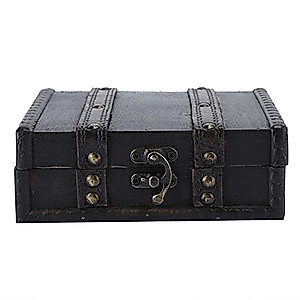 ZZYINH AN207 Vintage Wood Jewelry Box Jewelry Ring Earrings Pendant Necklace Storage Box Jewelry Organizer New Small Jewelry (Color : 6273-01)