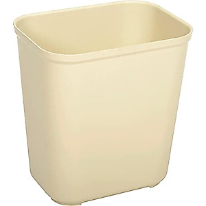 RCP2543BEI - Rubbermaid-Beige Fiberglass Fire Resistant Wastebasket, 28 Quart