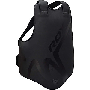 RDX Chest Guard for Boxing, MMA Training -ConvEX Skin Leather Body Protector for Muay Thai, Martial Arts, Sparring Rib Shield Armour for Kickboxing, Taekwondo & BJJ