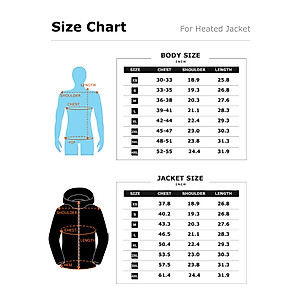 Venustas Unisex Heated Jacket with Battery, Heated Coat for Women and Men with Detachable Hood