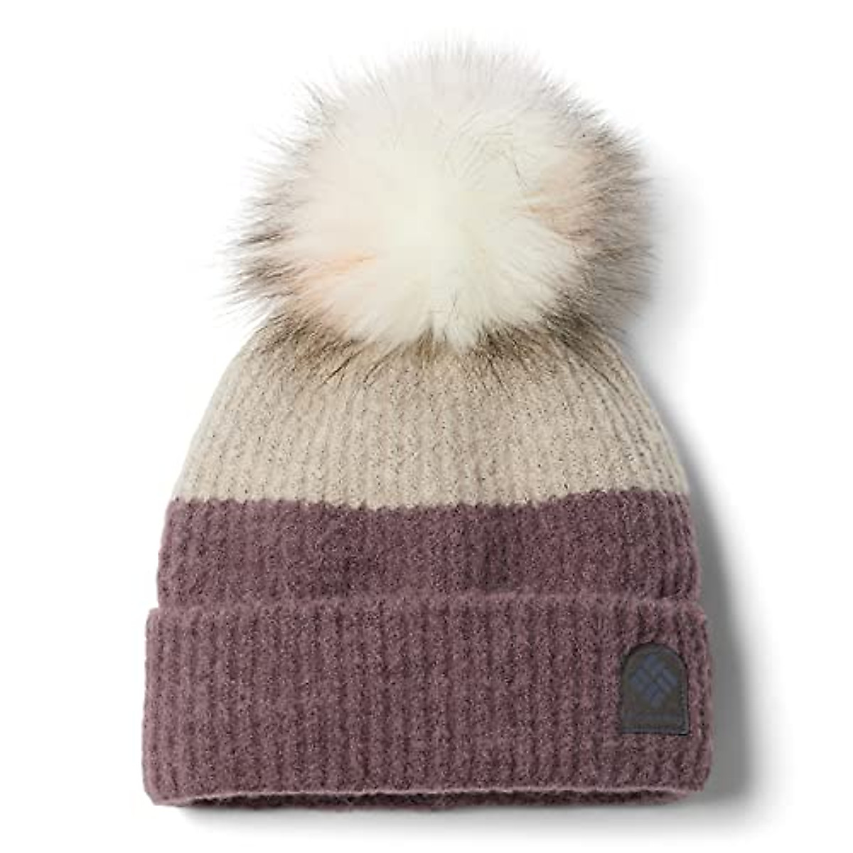 Columbia Unisex Winter Blur Pom Pom Beanie, Basalt/Dark Stone, One Size