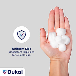 Dukal - 802 Cotton Balls, Non Sterile, Large (Pack of 2000)