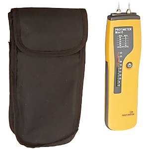 GE Protimeter BLD2001 Mini C Moisture Meter, LED Display, 6 to 30% Range, 7-1/64" Length x 1-29/32" Width x 1.09" Height