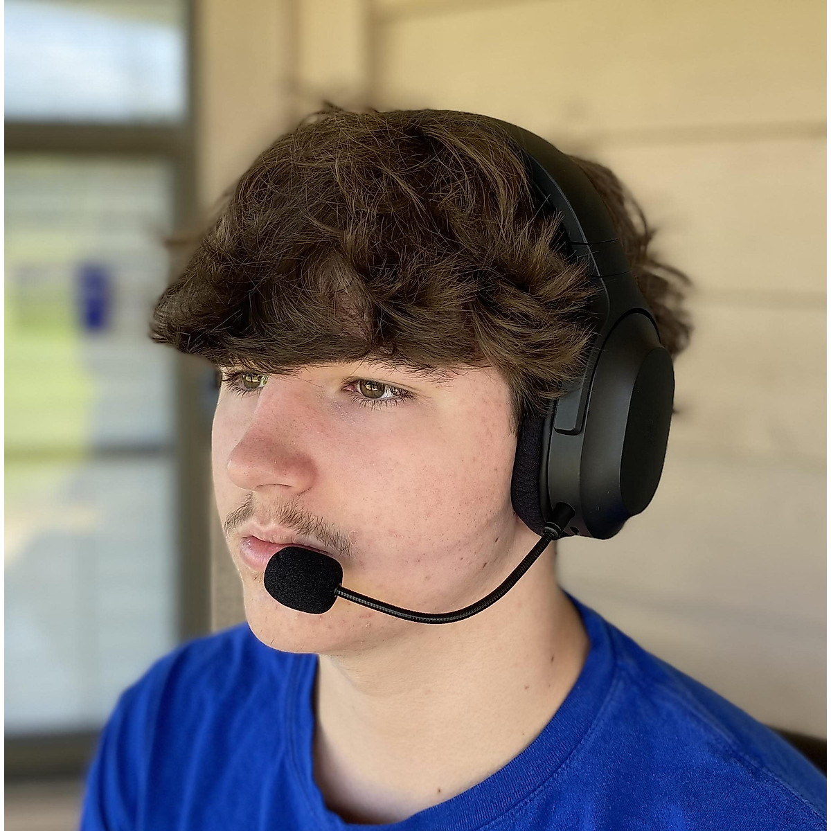 TNE Barracuda X Mic Replacement Detachable Game Microphone Boom for Razer Barracuda X PS4 Pro PS5 Xbox One X Computer PC Gaming Headsets 3.5mm Jack Noise Cancelling