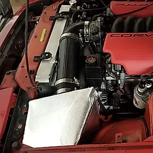 Ummickl 12'' X 24''Aluminized Heat Shield Mat Thermal Barrier Adhesive Backed Heat Blanket, Fiberglass Insulation Reflective Material High Temp Protection