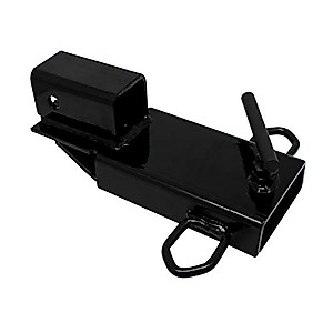 Extreme Max 5001.1373 Clamp-On Forklift Fork Hitch Receiver Adapter - 2", Black