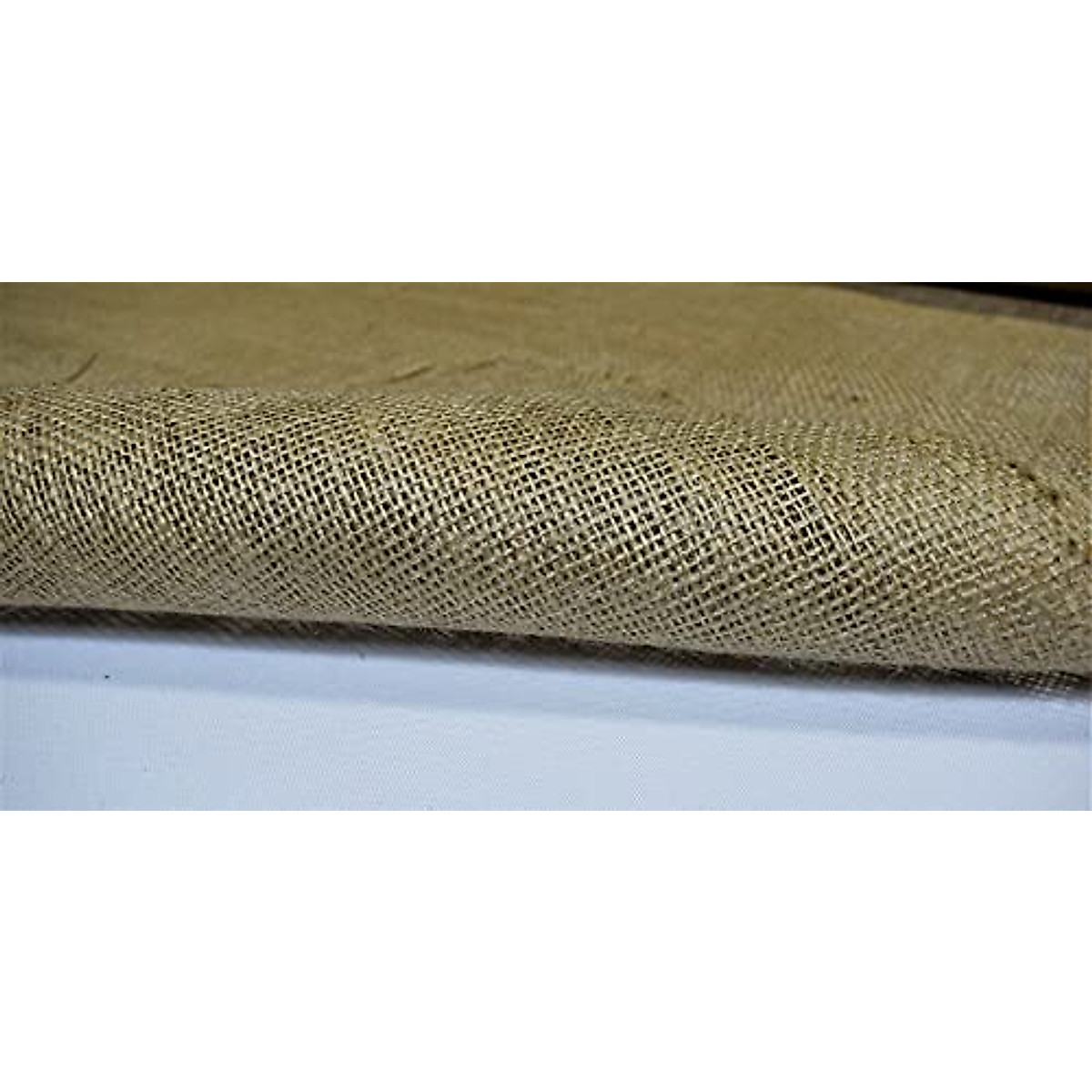 USA Fabric Store Burlap Natural Jute Fabric 10 Oz 72" Wide by The Yard Premium Vintage Upholstery