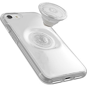 OtterBox Otter + POP Symmetry Series Clear Case for iPhone SE (3rd and 2nd gen) and iPhone 8/7 , Polycarbonate - Clear