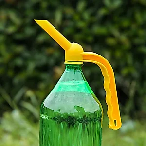 Bigougem Watering Can Head Practical Multipurpose Bonsai Watering Bottle Cap Sprinkler Yellow