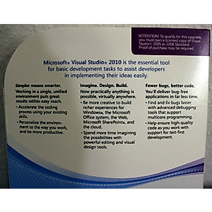 Visual Studio 2010 Professional Upgrade (Old Version)