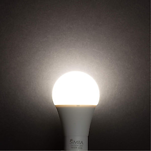 Simba Lighting LED GU24 A19 Light Bulb 9W 60W to 75W Replacement (4 Pack) 120V 2 Prong Twist and Lock Base for Ceiling Lights, Pendants, Outdoor Lanterns, Floor Lamps, Non-Dimmable, 5000K Daylight