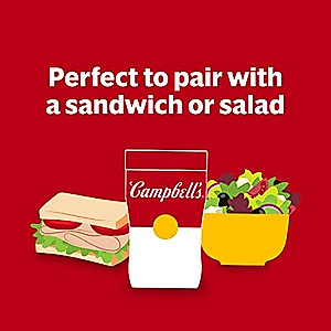 Campbell's Sipping Soup, Classic Tomato Soup, 11.1 Oz Microwavable Cup (Case of 8)