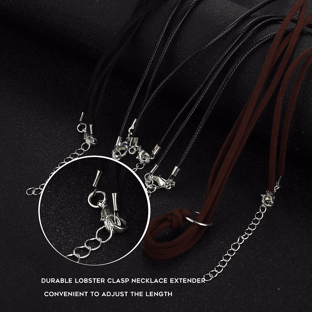 ORAZIO 6 Pcs Long Pendant Necklaces For Women Fashion Jewelry Simple Long Feather Leaf Heart Turquoise Costume Y Necklace Womens Statement Long Necklace Set Boho