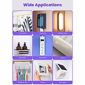 IKeelsy Double Sided Tape Removable 1.18" x 120”, Clear & Tough Nano Double Sided Tape Heavy Duty, Multipurpose Tape Picture Hanging Strip Adhesive Poster Carpet Tape