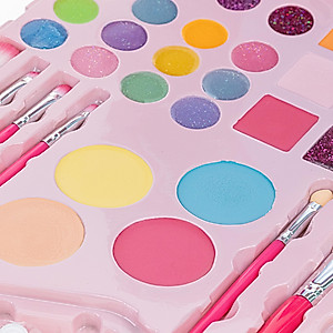 Disney’s The Little Mermaid Eye Lip and Face Beauty Soft Case Makeup Pallete for Girls Ages 3+ Perfect for Parties, Sleepovers & Makeovers