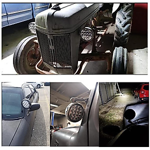 AGP.1978 Par46 LED Landing Light Sealed Beam Spot for Aircraft,3600lumen,14V 28V DC,Replacement for GE 4522 Bulb, GE 4570, GE 4580, GE4581