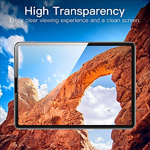 JETech One Touch Install Screen Protector for iPad Pro 11-Inch (2022/2021/2020/2018 Model) and iPad Air 5/4 10.9-Inch, Tempered Glass Film with Auto Alignment Tool Kit, HD Clear