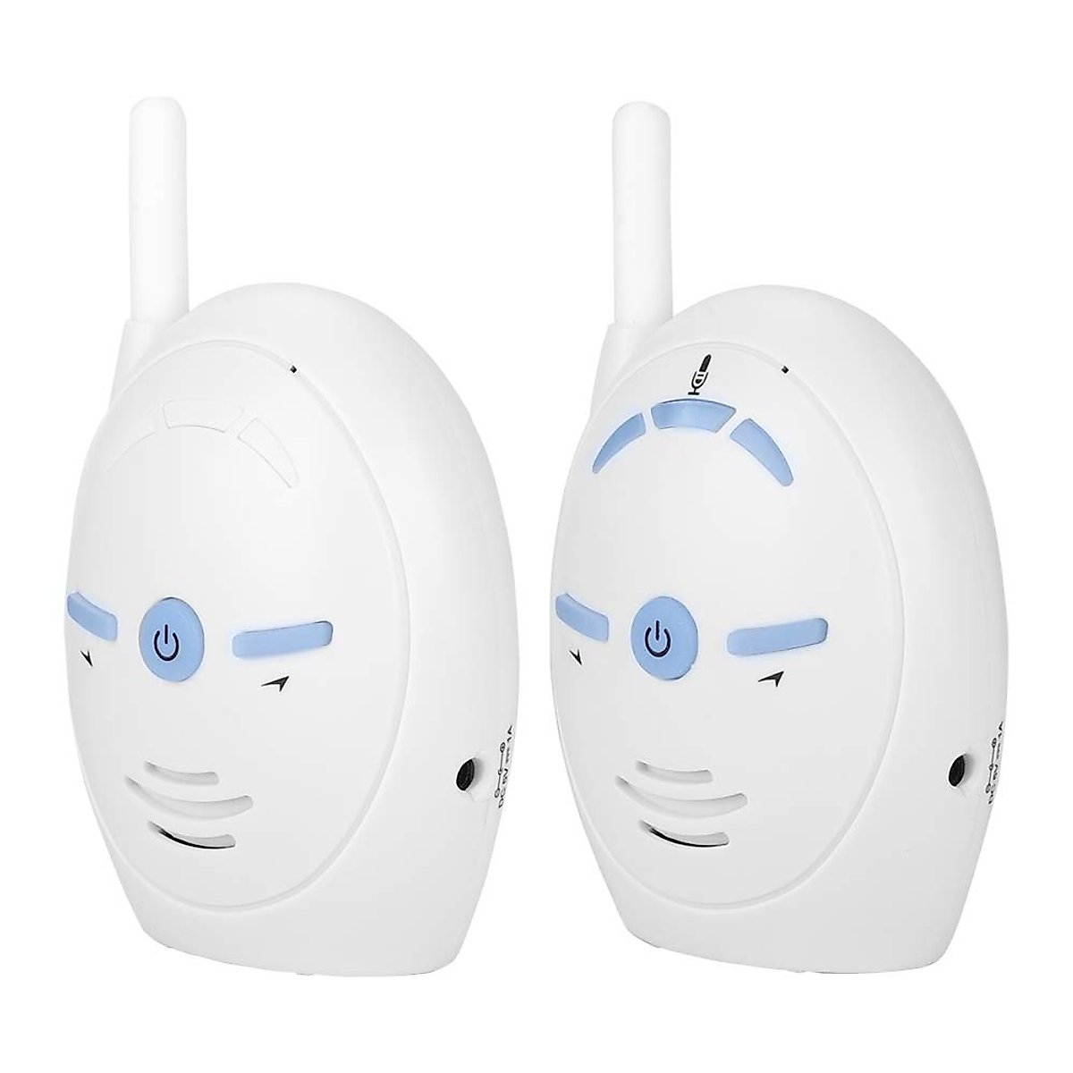 Bewinner Digital Audio Baby Monitor, 2.4Ghz Nanny Intercom Electronic Alarm Monitor,Support Two-Way Talk and Audio Monitoring,Plug and Play,Audio Monitor Range up to