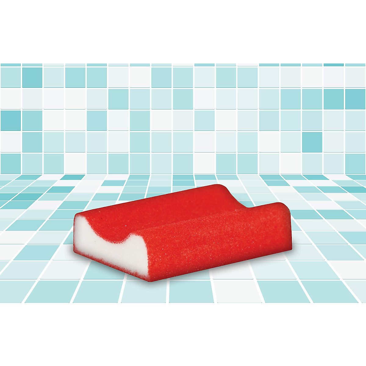 S&T INC. Sole Magic Foot Scrubber, Smoothing Pad or Callus Remover for Feet, 4 Inch x 2.8 Inch x 1 Inch, Rose