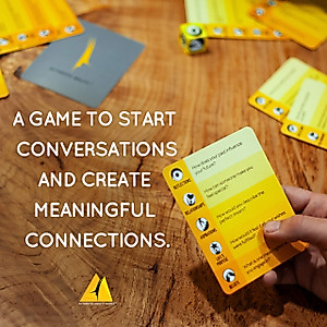 Authentic Agility Conversation Card Game (100 Cards - 500 Questions) Family Card Games for Adults, Teens, Families - Ice Breakers, Get to Know People, Communication Skills for Parties & Gatherings