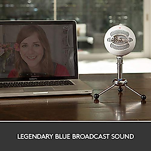 Logitech for Creators Blue Snowball iCE USB Microphone for Gaming, Streaming, Podcasting, Twitch, YouTube, Discord, Recording for PC and Mac, Plug & Play-Black
