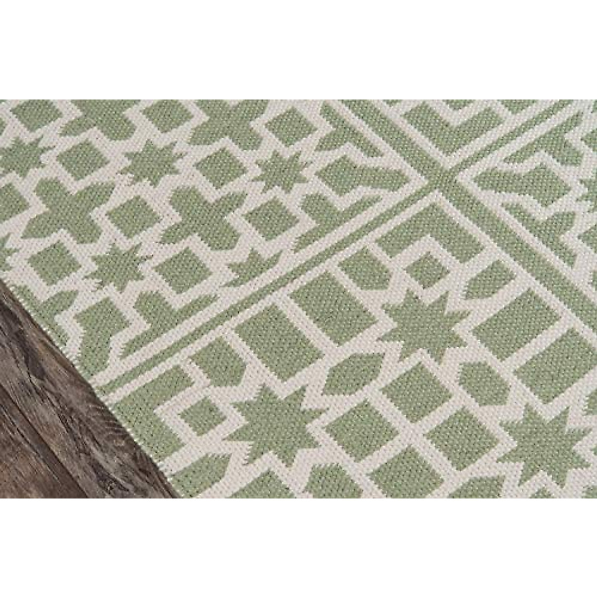 Madcap Cottage Palm Beach Lake Trail Area, Indoor Outdoor Rug, 2' X 3', Green