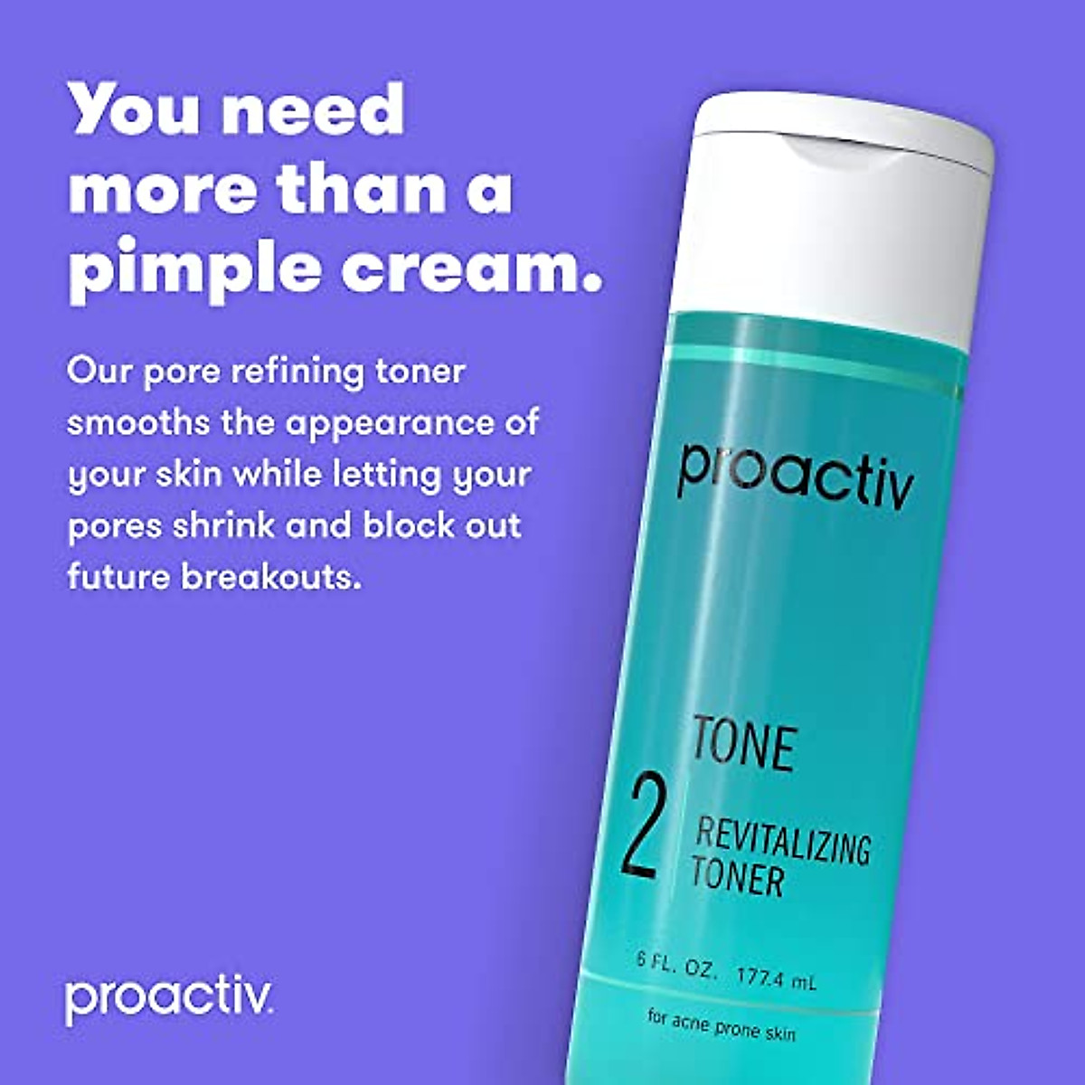 Proactiv Hydrating Facial Toner for Sensitive Skin - Alochol Free Toner for Face Care - Pore Tightening Glycolic Acid and Witch Hazel Formula - Acne Toner to Balance Skin and Remove Impurities, 6 oz.