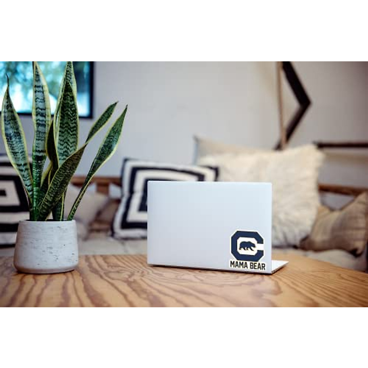 California Berkeley Sticker Golden Bears Mama Bear Logo Heavy-Duty Officially Licensed NCAA Car Decal Bumper Window Laptop Vinyl (Cal Berkeley Mama Bear)