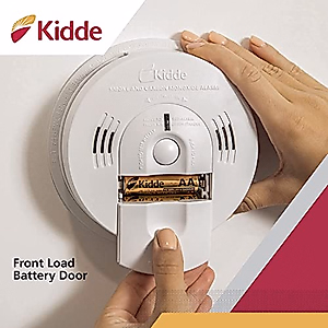 Kidde Hardwired Smoke & Carbon Monoxide Detector, Battery Backup, Interconnectable, LED Warning Light Indicators