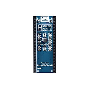 Waveshare 10-DOF IMU Sensor Module for Raspberry Pi Pico Incorporates 9-Axis Motion Sensor ICM20948 and Baroceptor LPS22HB