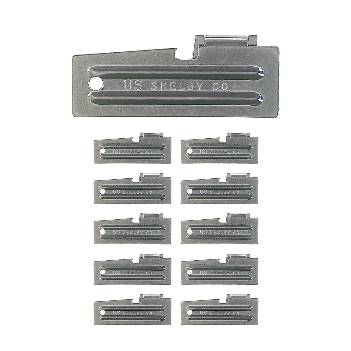 P-51 Can Openers - US Shelby Model P51 - GI Military Can Openers - Stainless Steel Can Openers (10)