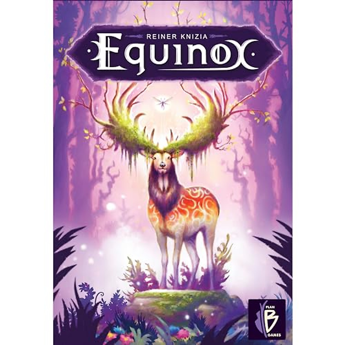 Plan B Games Equinox Board Game (Purple Version) - Strategic Betting and Creature Competition Game, Fun Family Game for Adults and Kids, Ages 10+, 2-5 Players, 40-60 Minute Playtime, Plan B Games