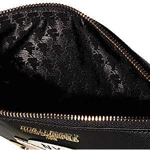 Karl Lagerfeld Paris womens Novelty Large Wristlet, Taxi Yellow, 1 SZ US