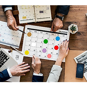 2" Round Thermal Sticker Labels Self-Adhesive Circle Direct Thermal Printer Papers Multi-Purpose Roll Thermal Stickers for DIY Logo Design QR Code Name Tag Inventory Small Business Buff