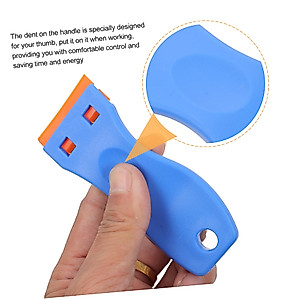 Zerodeko 3pcs Degumming Razor Car Plastic Razor Adhesive Plastic Razor Plastic Razor Remover Glass Decals Razor Glass Plastic Razor Scraper Sticker Scraper Window Plastic Scraper