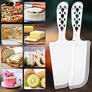 50 PCS Disposable Plastic Cake Cutter and Server Clear Cake Plastic Server Cutter Plastic Cake Server Cutting for Pie Tart Cake Dessert Pizza Pastry, Baking Cutter Holder Transfer for Kitchen Wedding