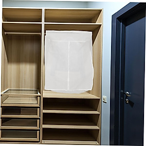 Alipis Clothing Dust Bag Clothing Dust Cover Hanging Peva White Coat Hanging Closet Bags