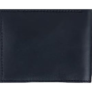 Leather Impressions Slim Genuiue Leather Wallet for Men - Bifold wallets for Men with 1 ID window,8 Card Holder,2 Money Holder-Premium Mens Wallet leather an excellent gift (Minimalist, Black)